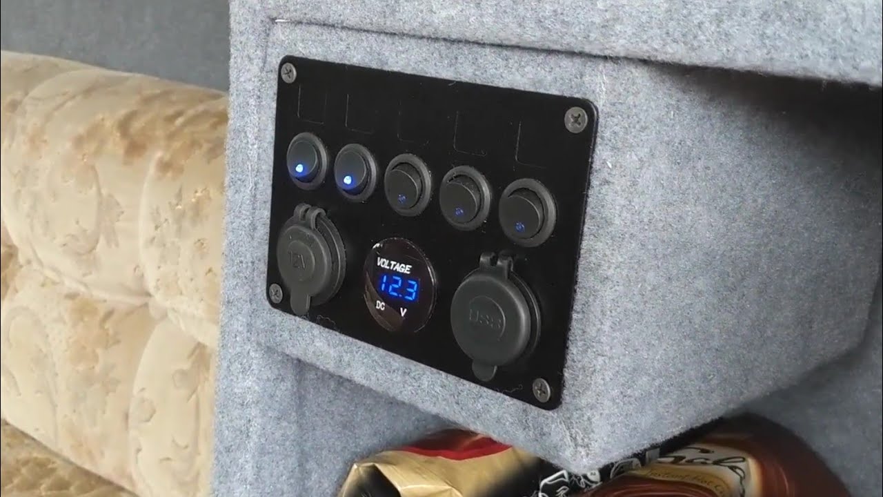 VW T4 Camper Van Conversion Electrics and Control Panel | UK Van Life ...