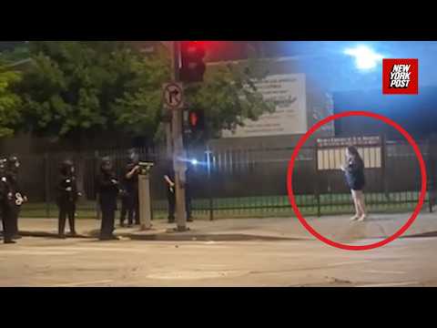 Video shows cop shooting woman at point-blank range with rubber bullet as she was trying to get home
