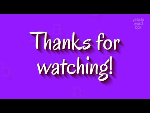 How to say "barnabas"! (High Quality Voices)