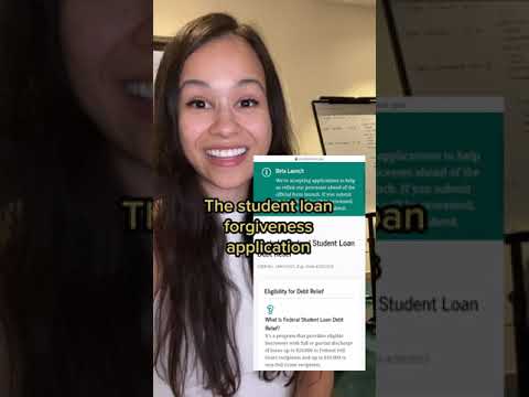 Student loan forgiveness application 💸 #shorts