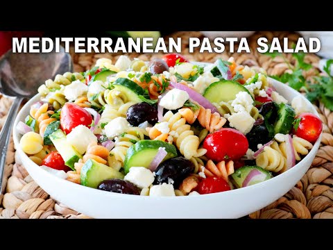 How To Make Mediterranean Pasta Salad | EASY, 20-Minute Potluck Recipe