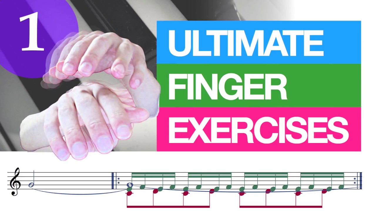 Ultimate Finger Exercises [1] --- Piano Tutorial for agility and finger independence