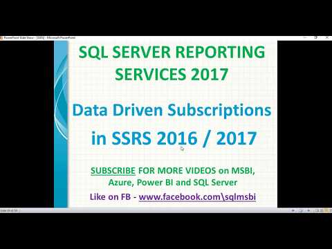 Data Driven Subscriptions in SSRS 2016 | ssrs subscriptions