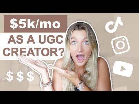 How To Become a UGC Creator and Make $5,000/mo | Side Hustle Ideas | *Become a Content Creator*