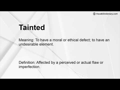Tainted Meaning
