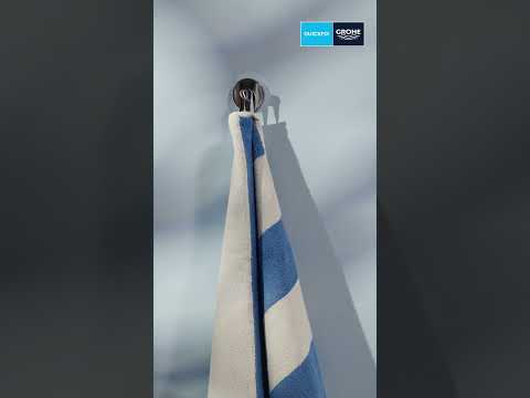 GROHE QuickFix offers high-quality accessories and shower rails that can be glued securely.