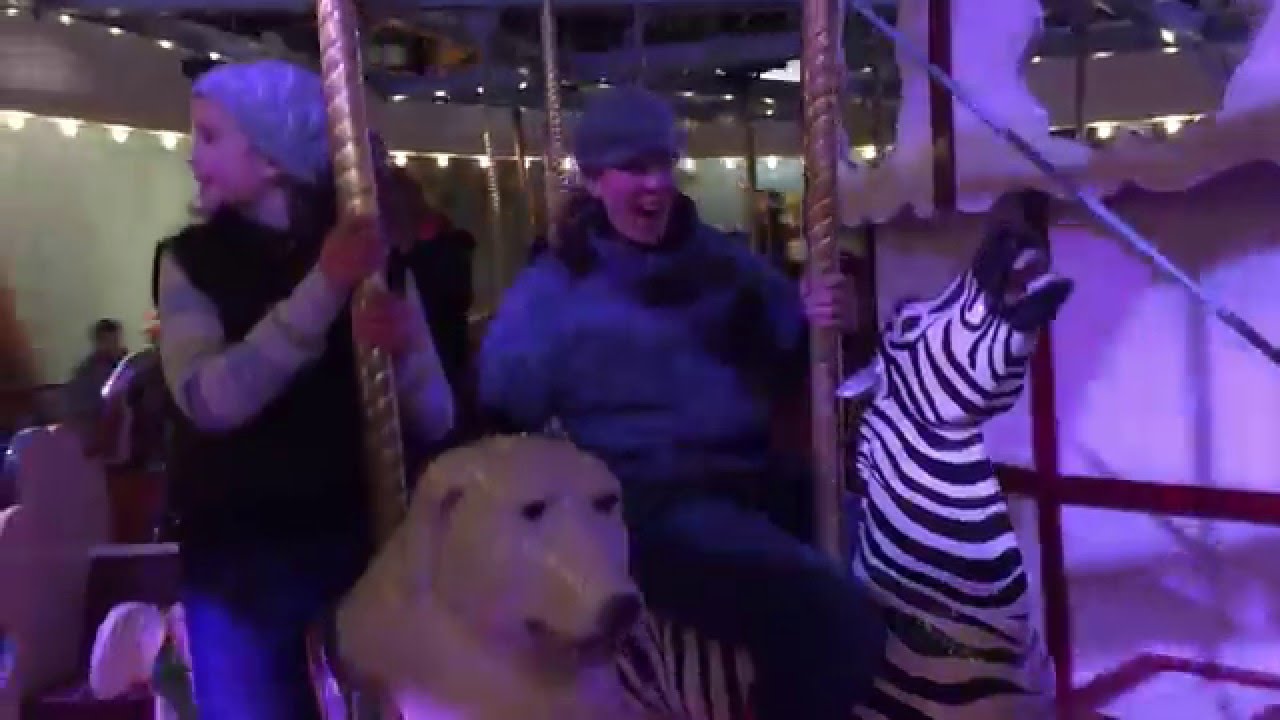 Butchart Gardens Christmas Carousel Ride