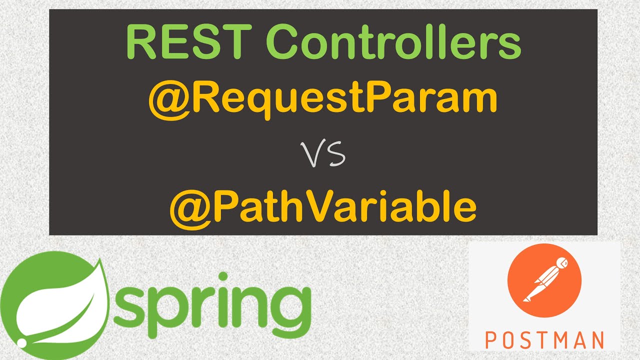 Spring Controllers | @RequestParam vs @PathVariable