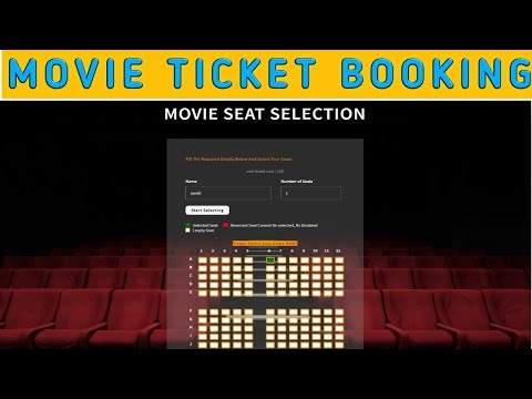 Movie Ticket Booking System || Cinema Booking System || LazyCoder