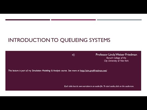 A Brief Review of Queueing Systems - Lecture