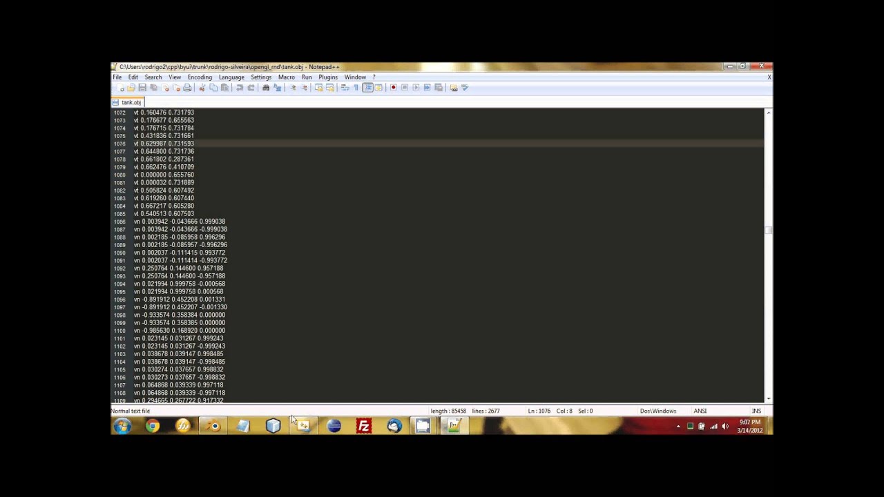 OpenGL/WebGL Tutorial: How to parse .obj file