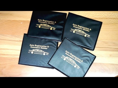 Auto Registration Insurance & ID Card Holder