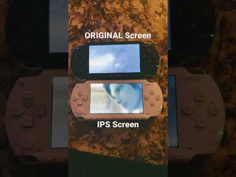 PSP Final Fantasy CRISIS CORE PSP 1000 original vs IPS screen witch one you prefer?