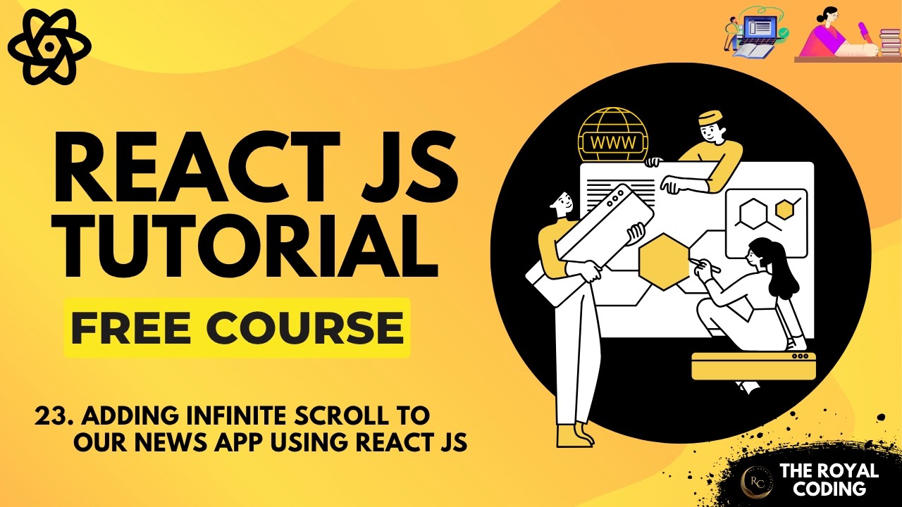Adding Infinite Scroll to our News App | React JS Tutorial for Beginners