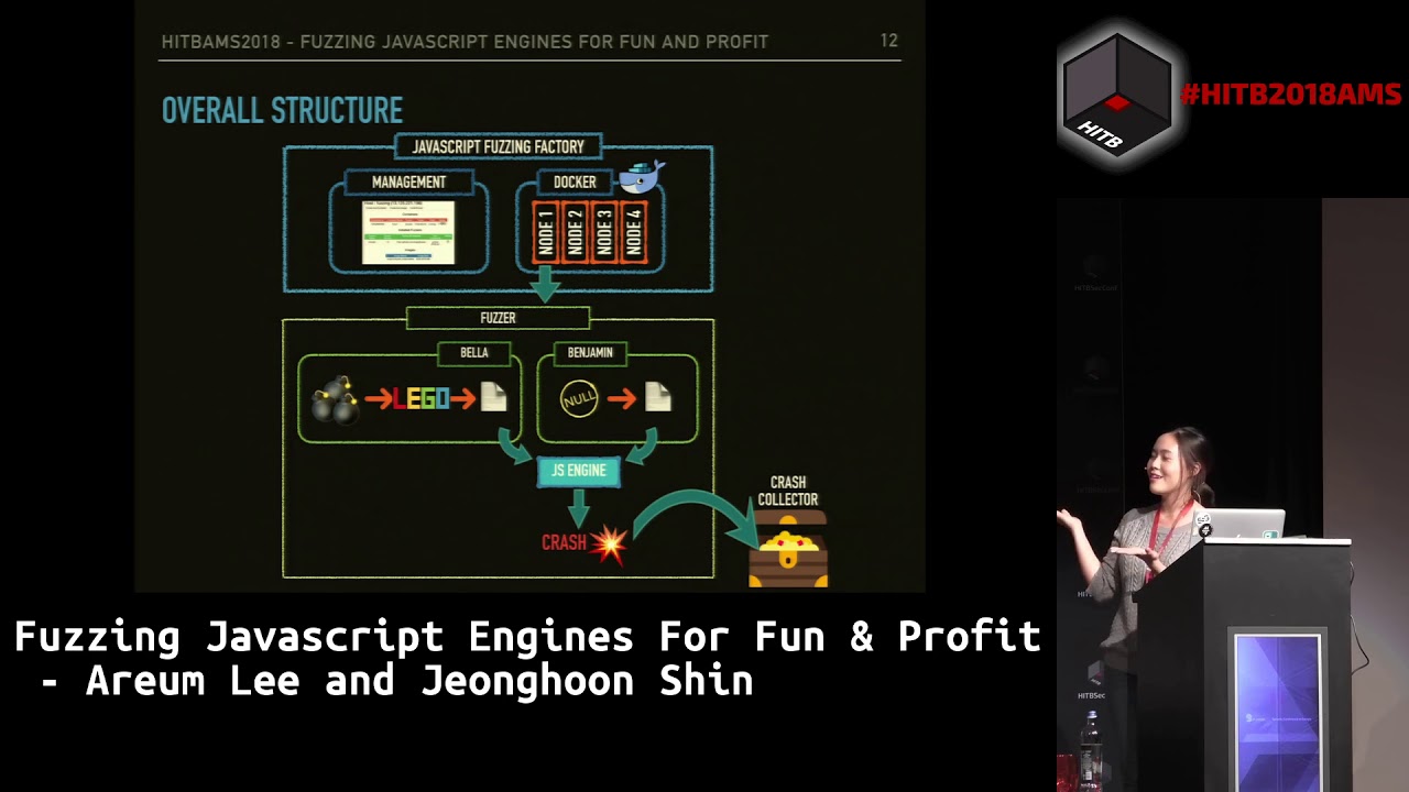 #HITB2018AMS D1T1 - Fuzzing Javascript Engines for Fun and Pwnage - Areum Lee & Jeonghoon Shin