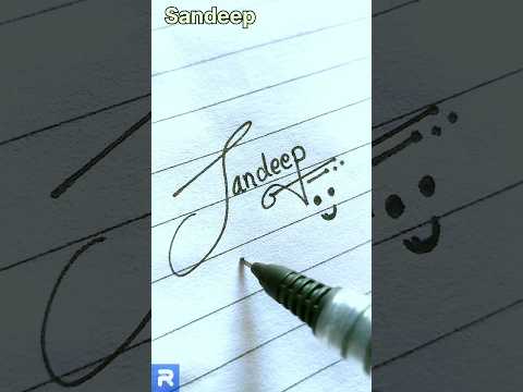 #sandeep Comment your name for sign. ❤ #shorts #viralshorts #trendingshorts