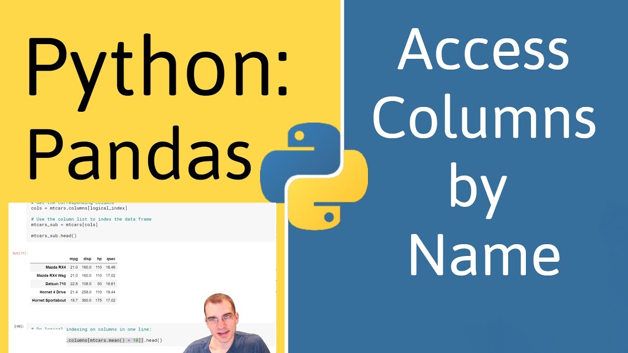 How to Access Columns by Name in Pandas (Python)