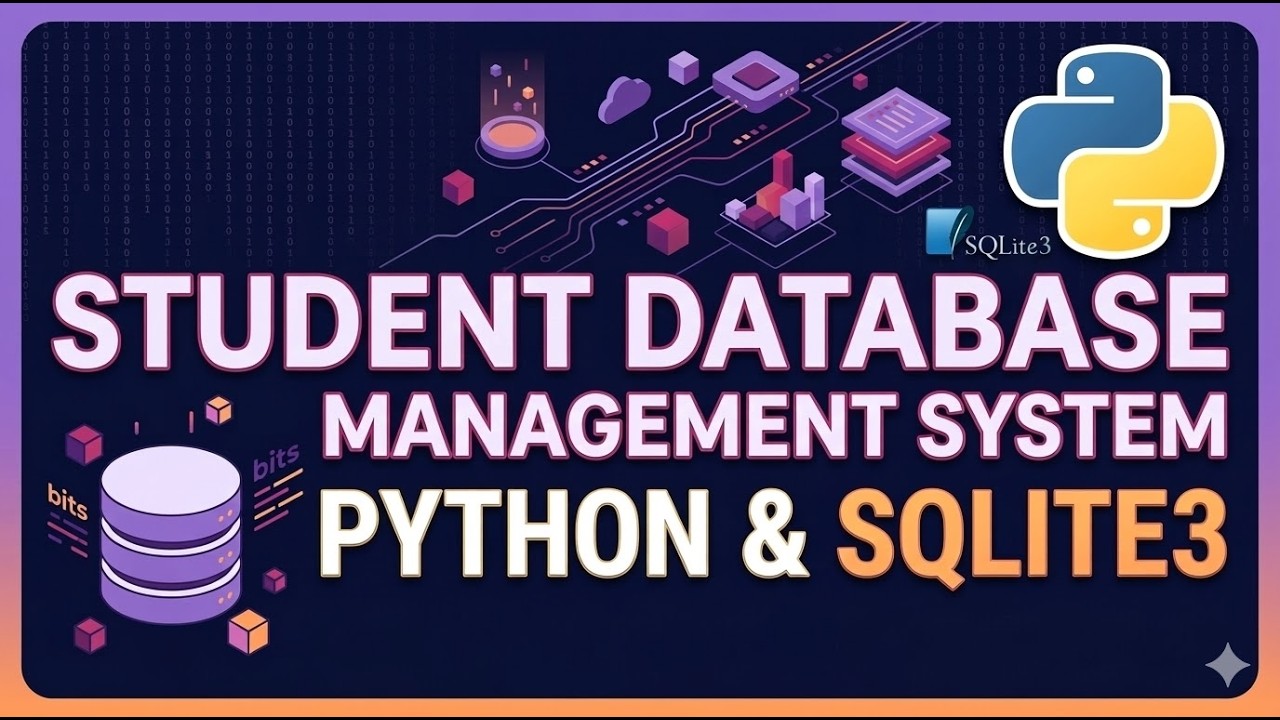 Python SQLite Project for Beginners | Build a Student Database System using Python & SQLite