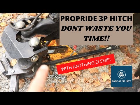 The ULTIMATE CUSTOMER SERVICE- ProPride 3p Hitch