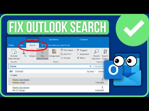 OUTLOOK SEARCH NOT WORKING FIX (2024) | Fix Outlook Search Not Showing Recent Emails