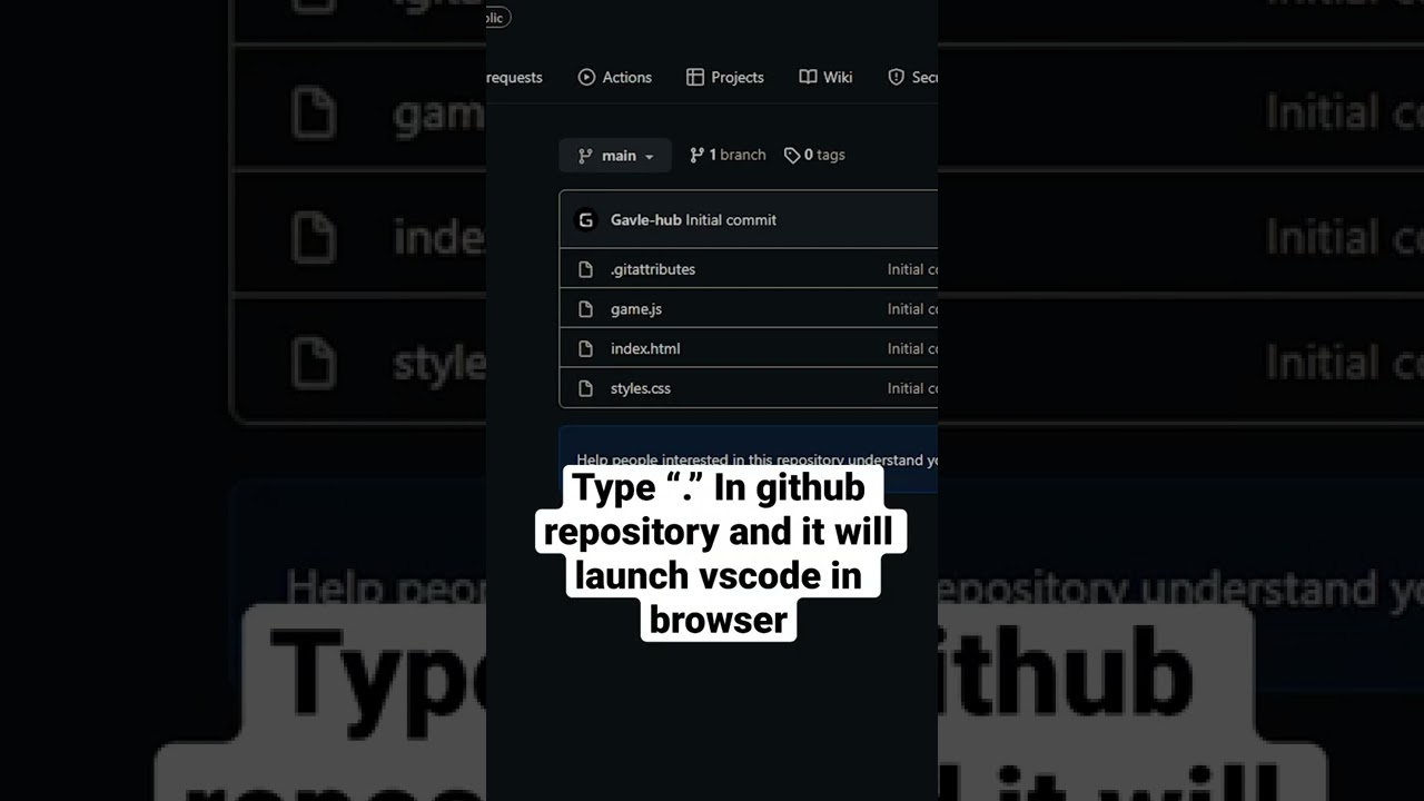 View Github repository code in vscode browser #short #shorts #code