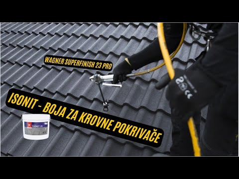 WAGNER SF23 pro nanošenje ISONIT - boje za krovne pokrivače