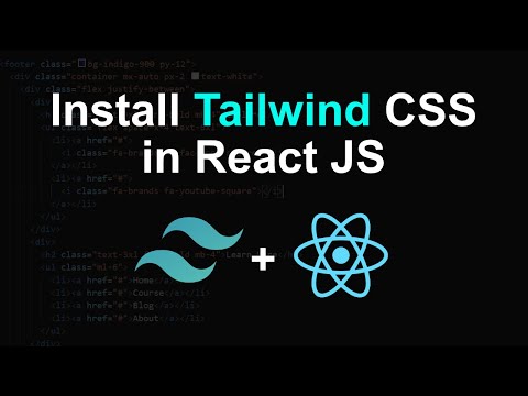 How to install tailwind css from scratch using tailwind cli tool | Видео