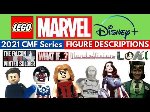 LEGO MARVEL CMF Series: MINIFIGURE DESCRIPTIONS from Disney+ Wave!