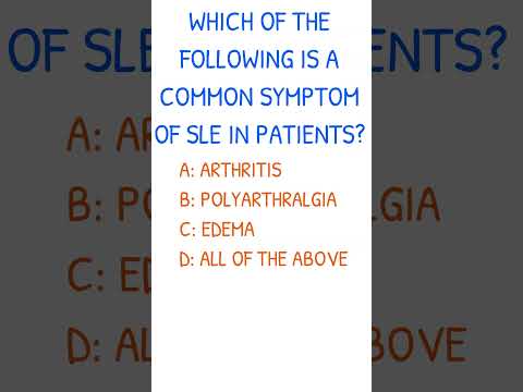 SLE COMMON SYMPTOMS NCLEX Prep Question