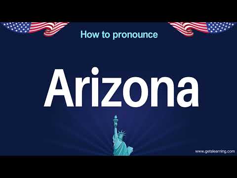 How to pronounce Arizona in English Correctly