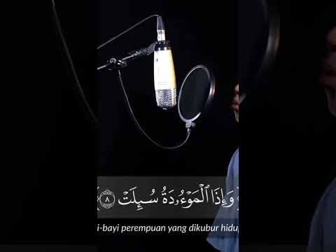 SURAT AT TAKWIR AYAT 6-10 - MUROTTAL ALQURAN MERDU #Shorts