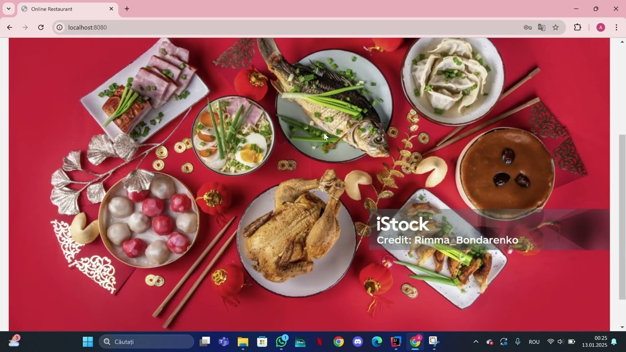 Restaurant Management System (Spring Boot,Thymeleaf & MySQL Full Stack Application)