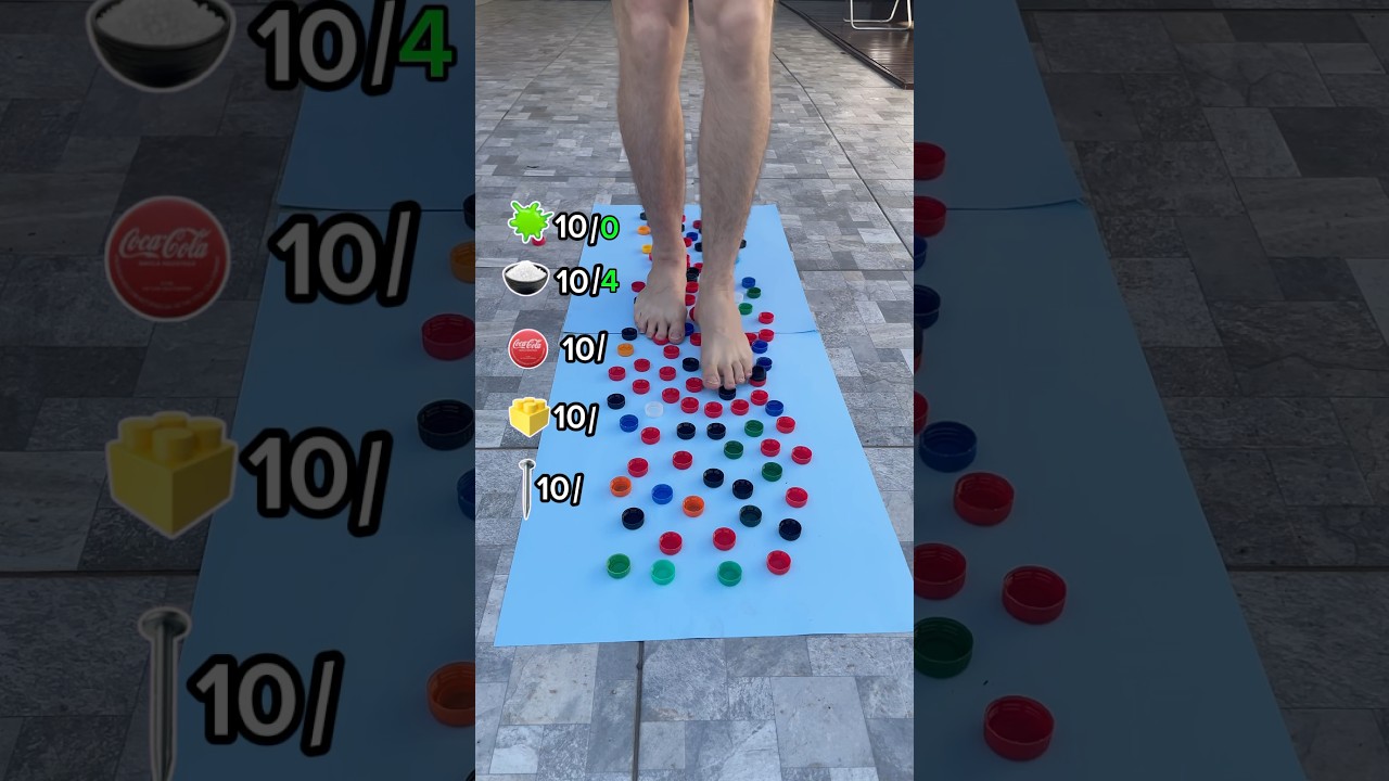 What's the worst object to step on barefoot? 📌☠️