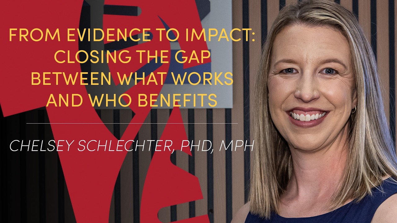 Vitae 2026--Chelsey Schlecter: From Evidence to Impact