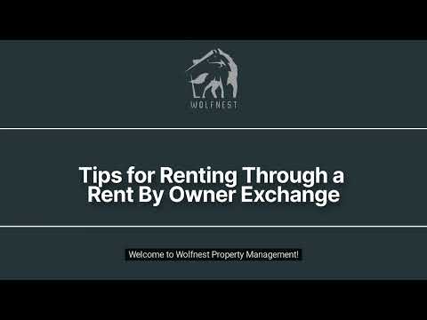 Tips for Renting Through a Rent By Owner Exchange