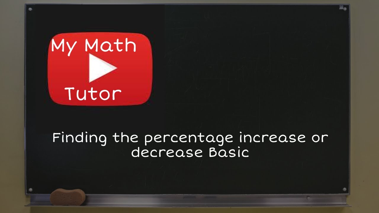 ALEKS | Finding the percentage increase or decrease: Basic