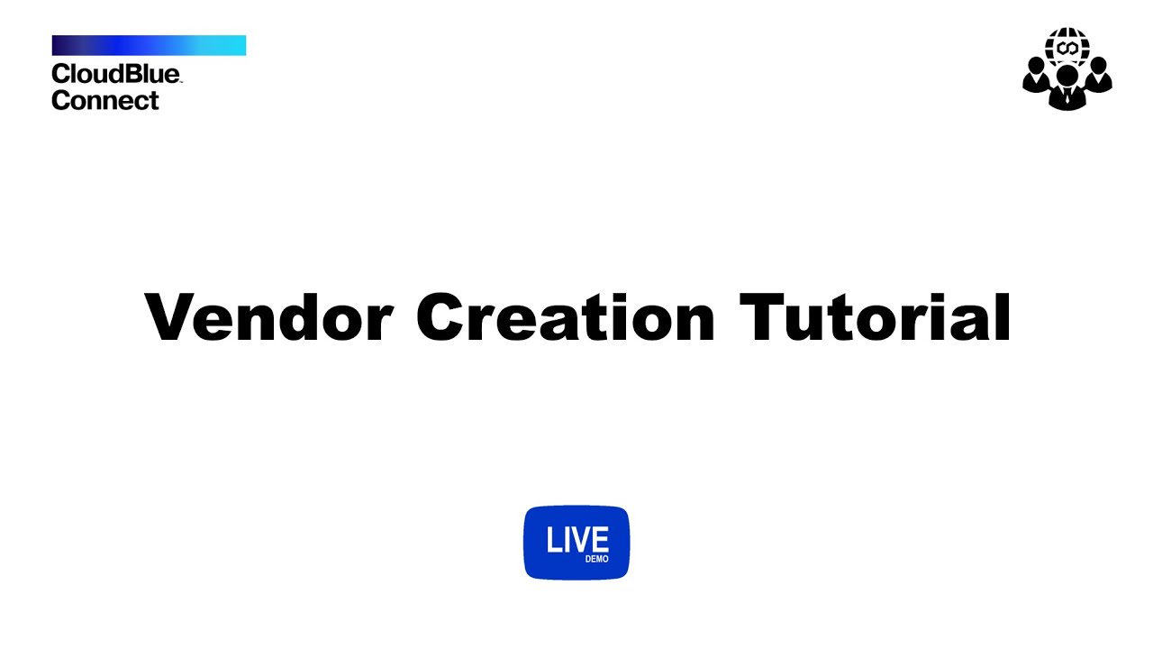 CloudBlue Connect Vendor Creation Tutorial