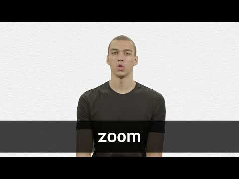 ZOOM definition and meaning | Collins English Dictionary