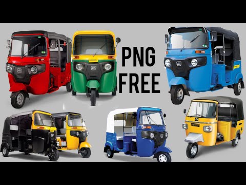 Auto rickshaw Car Three wheeler, auto rickshaw PNG image Free Download II By Raza Studio