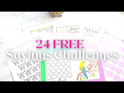 24 FREE Savings Challenges | Beginner Friendly | ALL income levels