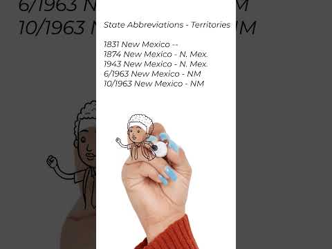 State Abbreviations - New Mexico