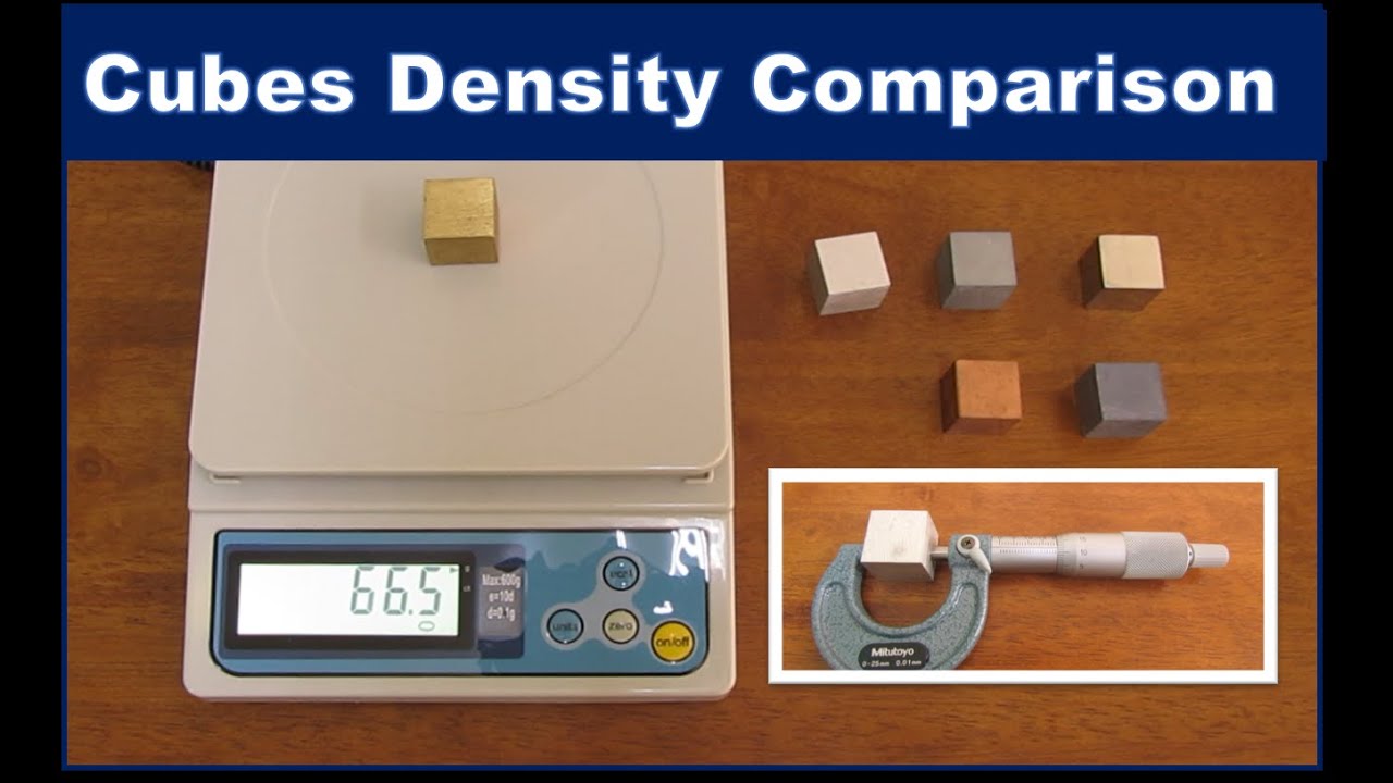 Cubes density comparison