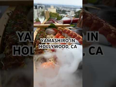 Sushi and sunset views are better at Yamashiro in Hollywood!
