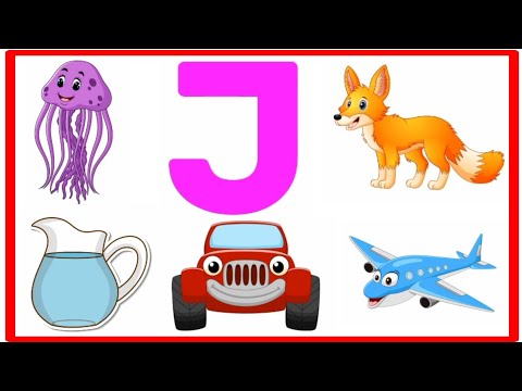 Words that Start with J | J Words Vocabulary | Letter J for Toddlers | Kids Learning video