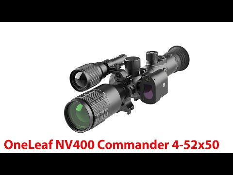 Commander NV400 4-52X 4K Digital Day/Night Vision Riflescope | OneLeaf.ai