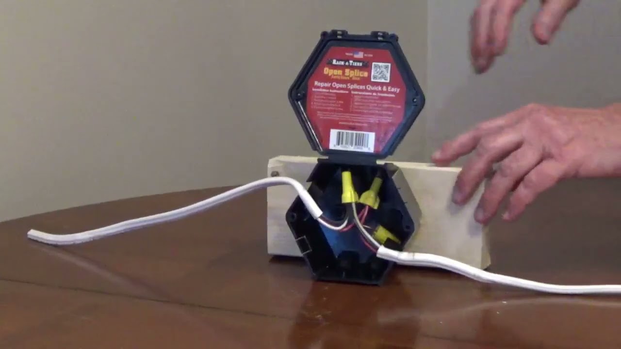 Open Splice Junction Box - Junction Box for an Exposed Wiring Connection