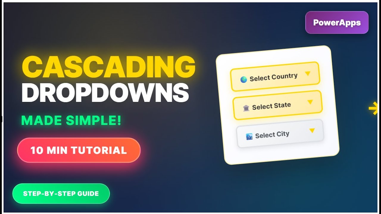 How to Create Cascading Dropdowns in PowerApps - The Complete Guide for Beginners 2026