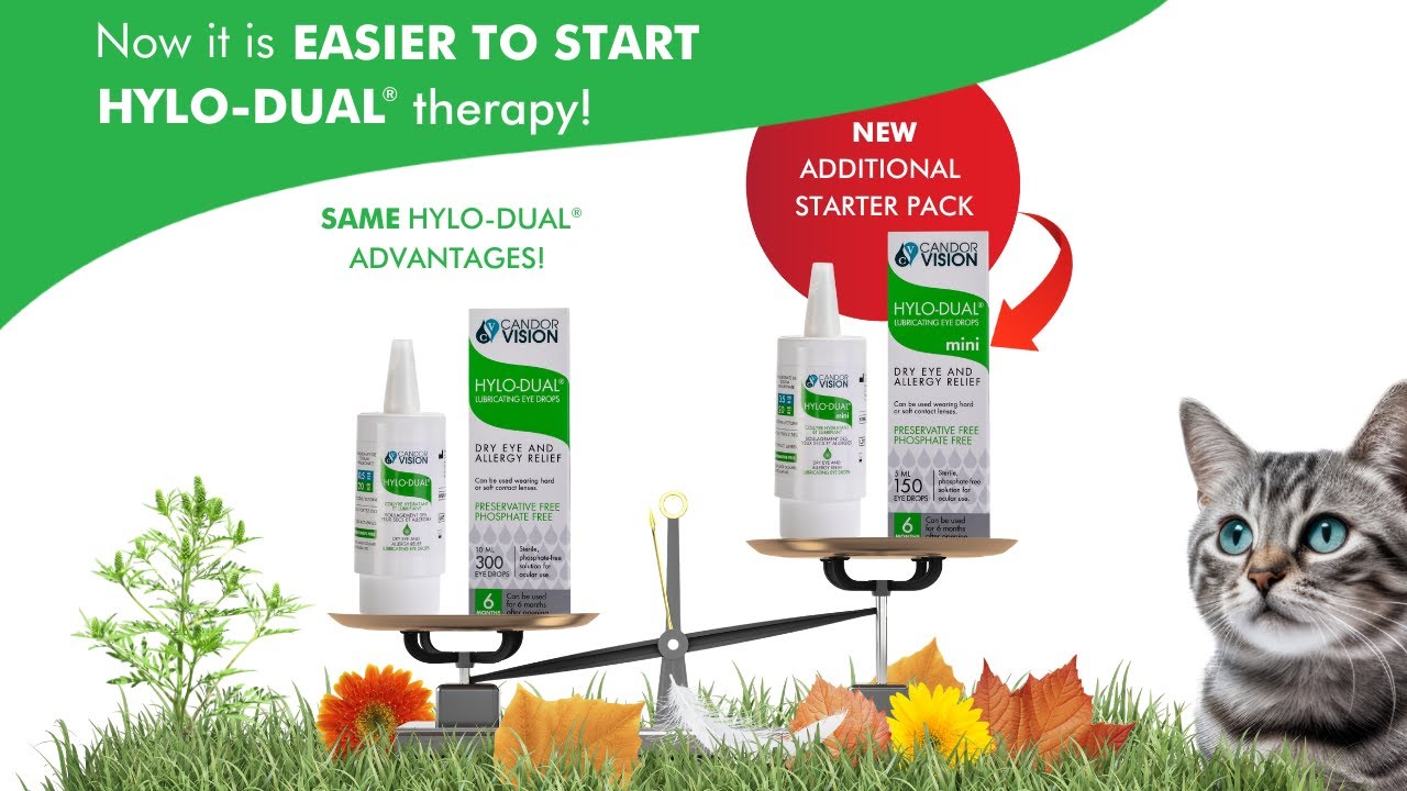 Introducing HYLO-DUAL® mini: New additional starter pack size - Same HYLO-DUAL® advantages