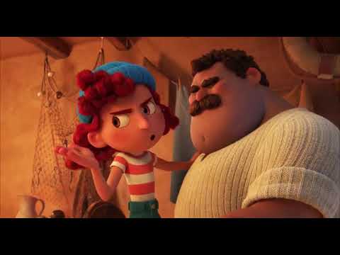 Luca vs Cat Scene/Luca 2021 Clip/Movie Clip
