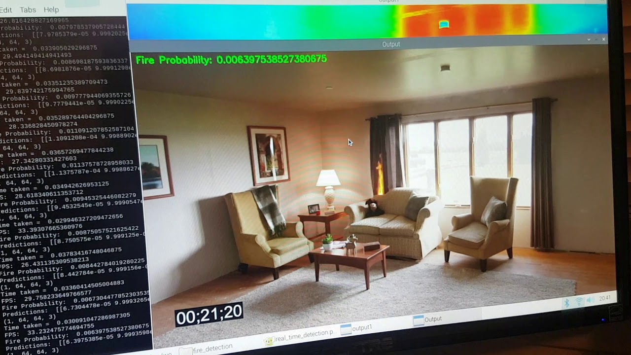 Cost Effective Fire Detection IoT System using Pi and AWS
